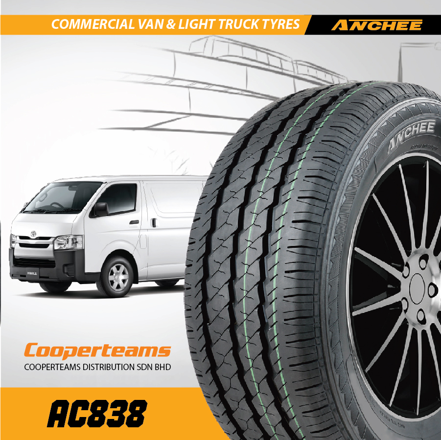 Anchee AC838 Commercial Van Tyres in Malaysia|COOPERTEAMS